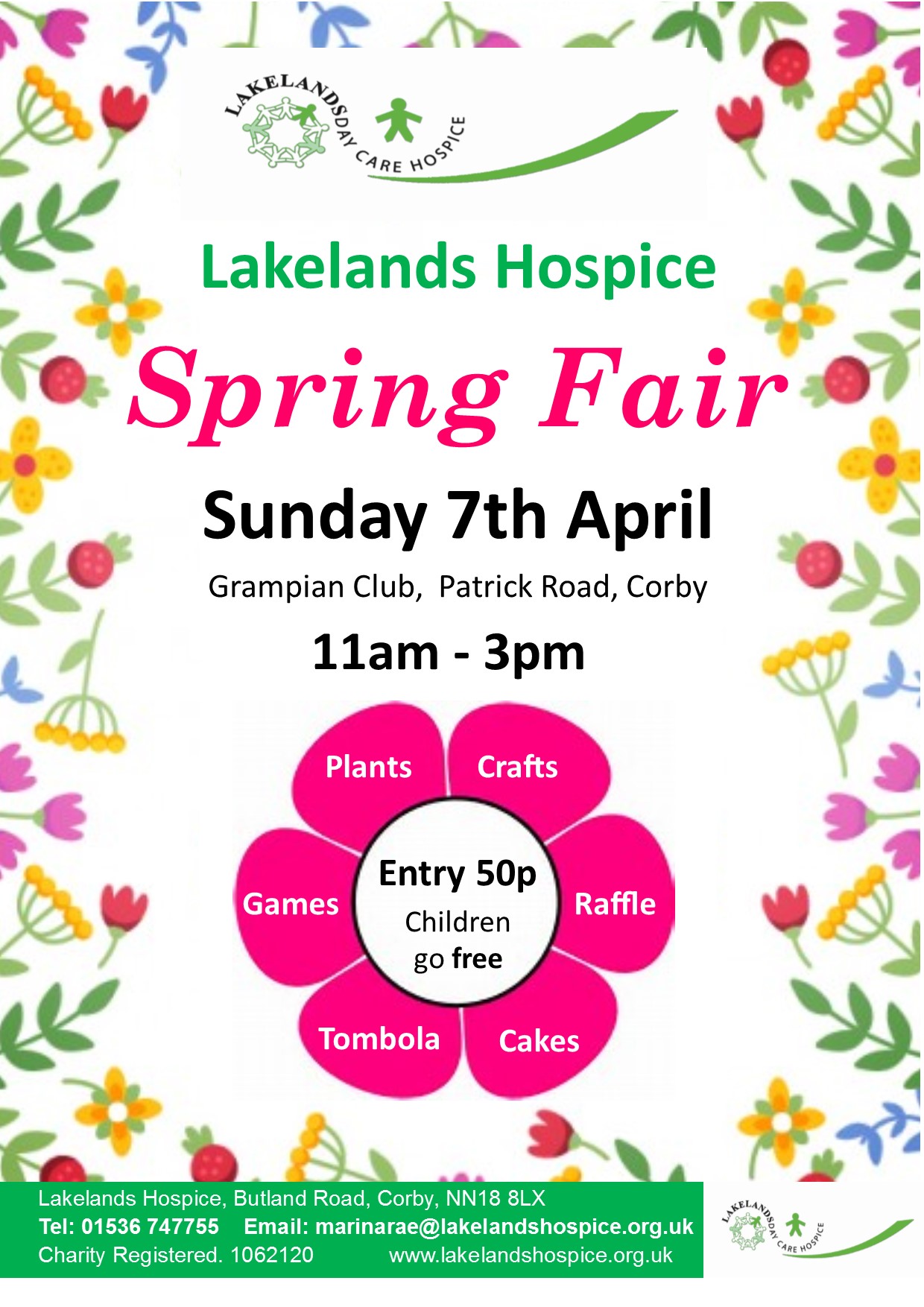 Events calendar | Lakelands Hospice, Corby